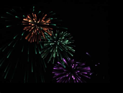 新年烟花代码，好看h5烟花绽放背景效果 17素材网