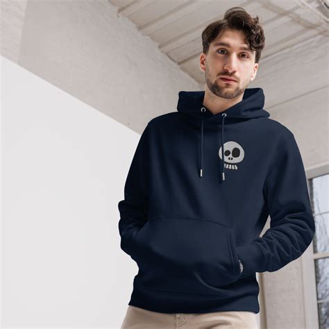 Eco Hoodie Embroidered Frenchy Cannoli Trichome Head Logo — Frenchy