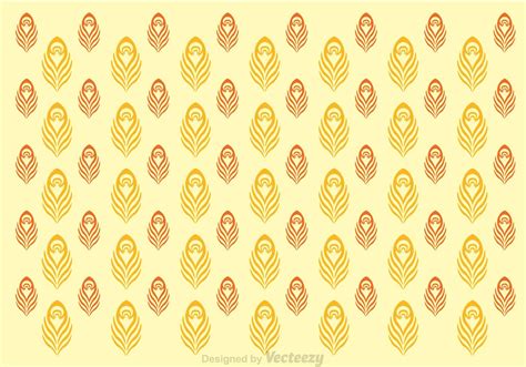 Simple Peacock Pattern Vector 91576 Vector Art At Vecteezy