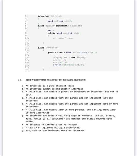 Solved 7 Take A Look At The Class Declaration Below Out Of