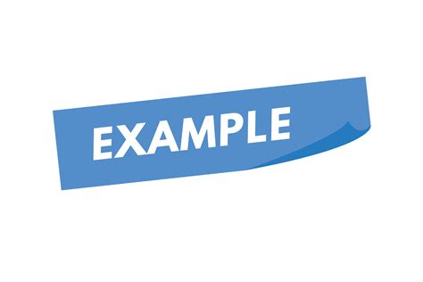 Example Text Button Example Sign Icon Label Sticker Web Buttons
