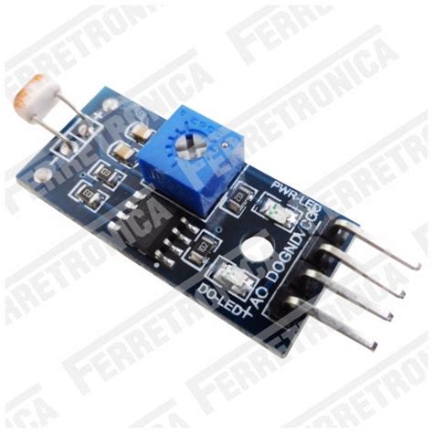 Modulo De Luminosidad Sensor De Luz Con Fotoresistencia Ferretrónica