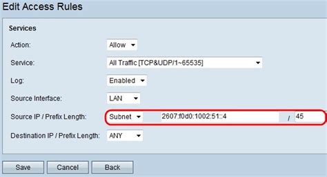 Access Rules Configuration On Rv320 And Rv325 Vpn Routers Cisco