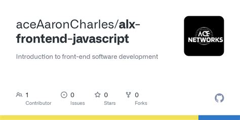 GitHub AceAaronCharles Alx Frontend Javascript Introduction To Front End Software Development