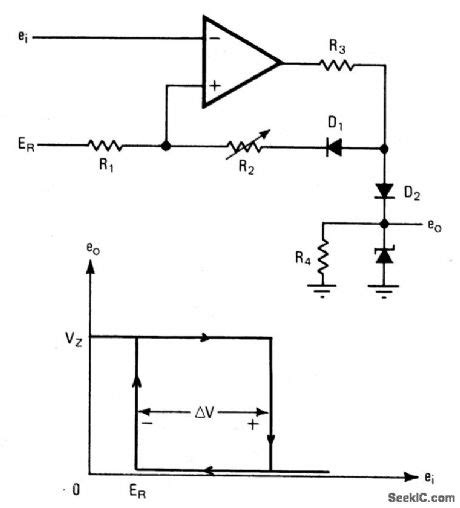 Comparatorwithvariablehysteresiswithoutshiftinginitialtrippoint