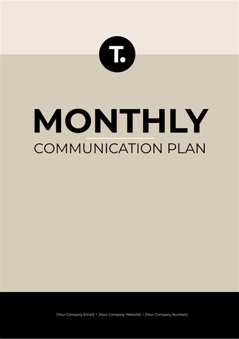 Free Communication Plan Templates To Edit Online And Print