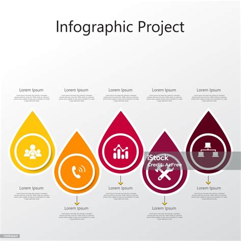 아이콘과 옵션이 있는 인포 그래픽 요소입니다 벡터 일러스트 개념에 대한 스톡 벡터 아트 및 기타 이미지 개념 계단 그래프