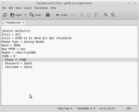 Cara Menggunakan USB Modem Pada Linux Kumis Kandel