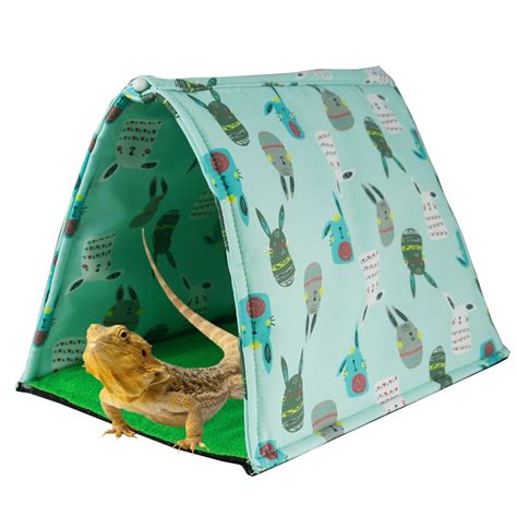 Badu Bg Палатка за спане на влечуги Топло легло Удобна къща за спане за