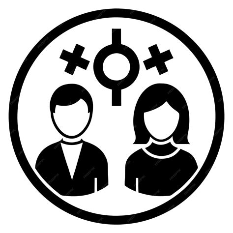 Inclusive Gender Icons Vector Illustration All Genders And Identities