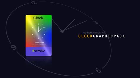 Real Time Clock Animation Pack Videohive 33784578 Rapid Download After Effects