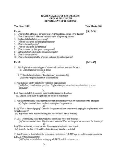 Os Model Pdf Operating System Process Computing