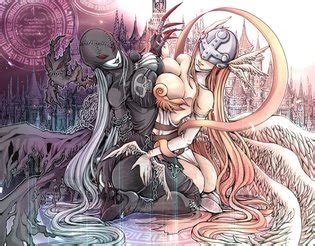 Angewomon X Ladydevimon Luscious Hentai Manga Porn