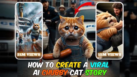 How To Create A Viral Ai Chubby Cat Story Viral Ai Cat And Kitten