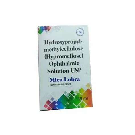 Hydroxypropyl Methylcellulose Ophthalmic Solution USP Eye Drops At 270 Bottle Ophthalmic