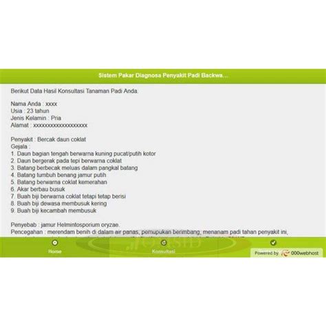 Jual Sistem Pakar Diagnosa Tanaman Padi Metode Backward Chaining Berbasis Web Di Seller Omsid