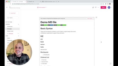 Sync Markdown From GitHub With Zeroheight Video DesignSystems Media