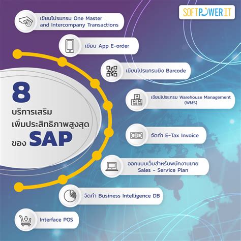 8 บริการเสริม เพิ่มประสิทธิภาพสูงสุดให้ Sap B1 Softpower It