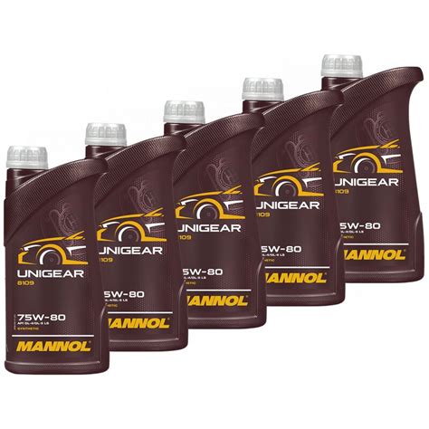 MANNOL Getriebeöl 75W80 Unigear 5 X 1 Liter online im MVH Shop, 28,95