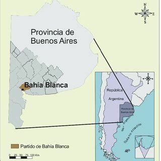 Localización De Bahía Blanca Fuente Elaboración Propia En Base A