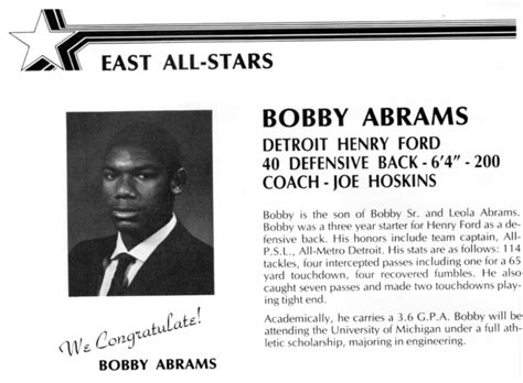 Bobby Abrams Mhsfca