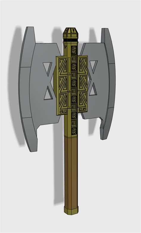 🪓 Gimlis Axe Lord Of The Rings 3d Print Model・ 3d File For ・cults