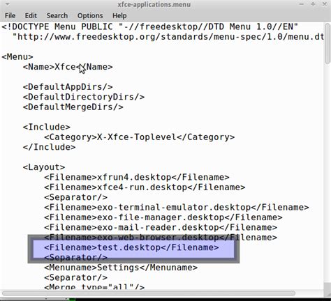 Xubuntu How Can I Add Items To Xfce Root Menu Ask Ubuntu