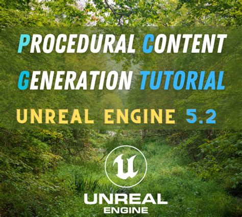 Procedurally Generate Simple Forest Scene In Ue 52 Community Tutorial