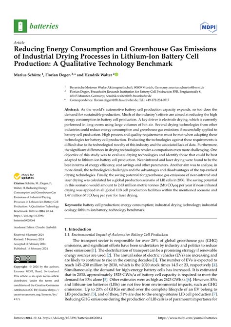 Pdf Reducing Energy Consumption And Greenhouse Gas Emissions Of