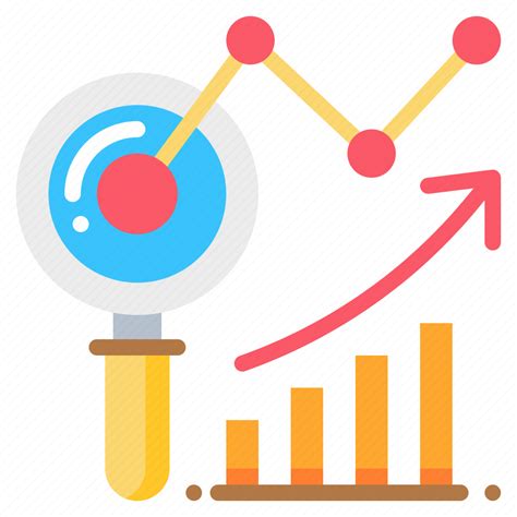 Analysis Arrow Graph Magnify Marketing Report Icon Download On