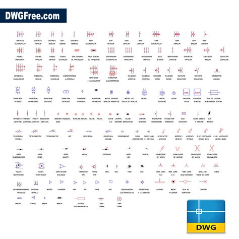 Autocad Electrical Schematic Symbols Electrical Symbols Cad