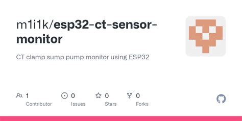 Github M1i1kesp32 Ct Sensor Monitor Ct Clamp Sump Pump Monitor