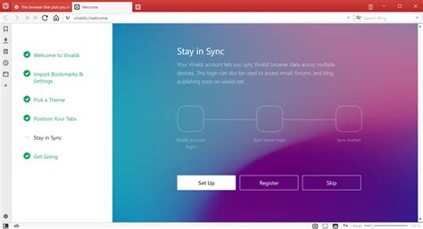 Vivaldi 20 Browser Gets Syncing And Even More Customization