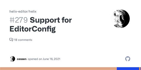 Support For Editorconfig · Issue 279 · Helix Editorhelix · Github