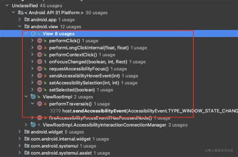 Android Accessibilityservice 事件分发原理在了解了无障碍服务基础使用之后，我们来探究一下 A 掘金