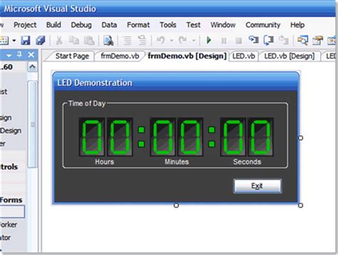 Led Control Emulation In Vbnet