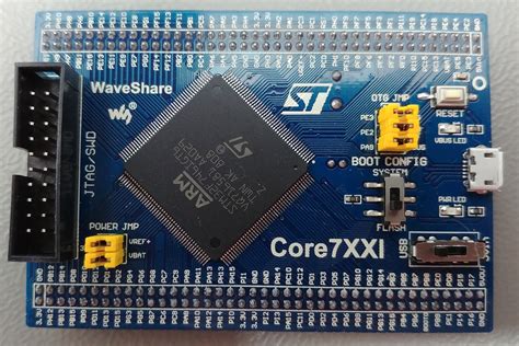 stm32f746igt6 waveshare core7xxi stm32 base project
