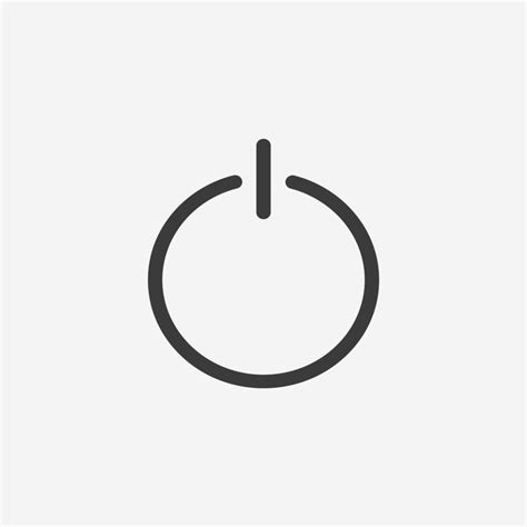 Turn On Start Power Button Icon Vector Switch Push Symbol Sign 15154799 Vector Art At Vecteezy