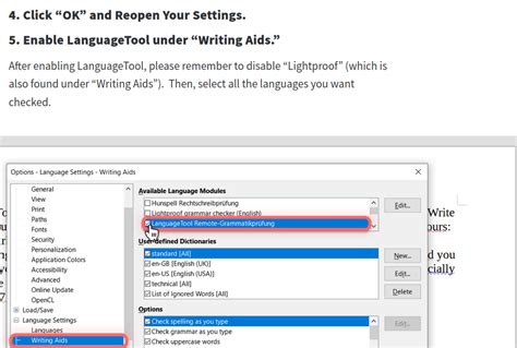 Installation De Lextension Language Tool Français Ask Libreoffice