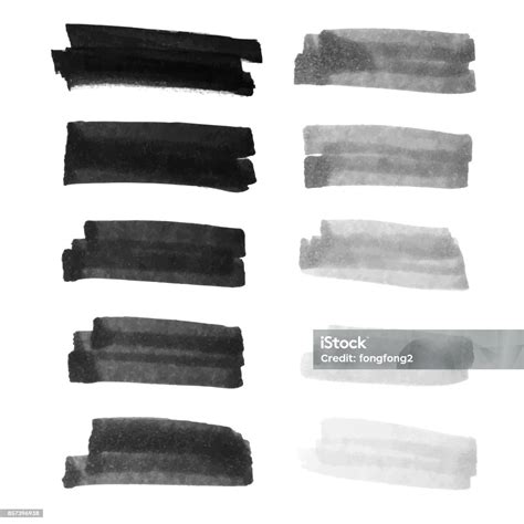 블랙 줄무늬 마커를 사용 하 여 그린 배너를 강조 표시 합니다 빛에서 어두운 목소리에서를 변경 합니다 싸인펜에 대한 스톡 벡터 아트 및 기타 이미지 Istock