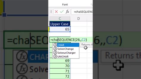Generate Letters A To Z In Excel Short Excel Magic Trick 16 Excelisfun