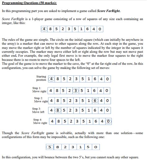 Solved Programming Questions 50 Marks In This Programming