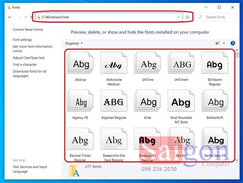 Hướng Dẫn Sửa Lỗi Font Chữ Cho Windows