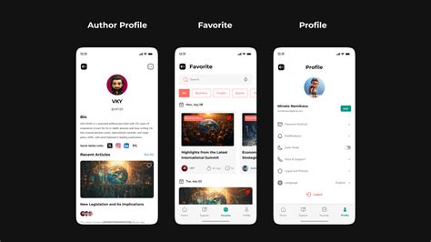 Nexusnews Portal React Native Expo App Free Figma Ios Android By