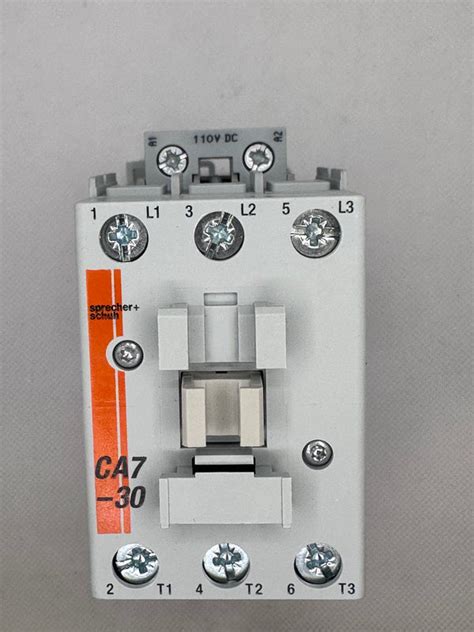 Sprecher Schuh Ca7 30c 00 110vdc Contactor Mining And Industrial Surplus