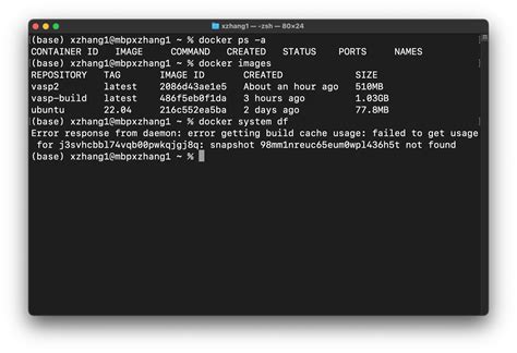 Docker System Df Error Snapshot Not Found · Issue 6509 · Dockerfor Mac · Github