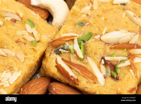 Indian Mithai Lachedar Patisa With Various Names Soan Papdi San Papdi