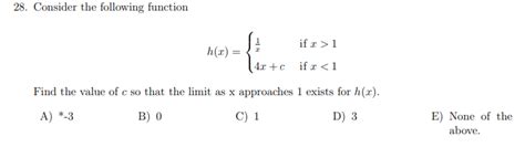 Solved Consider The Following Chegg Com