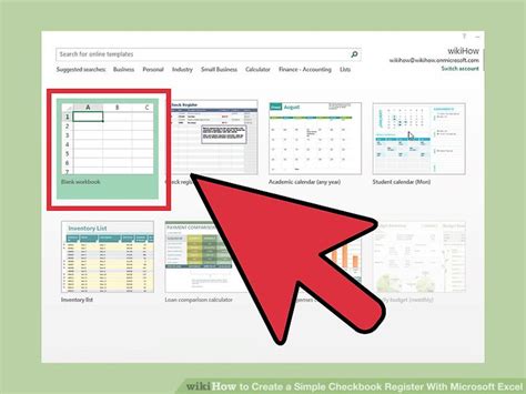 How To Create A Simple Checkbook Register With Microsoft Excel
