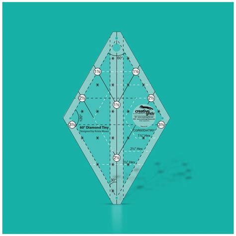Creative Grids 60 Degree Diamond Tiny Ruler Little Patch Of Heaven